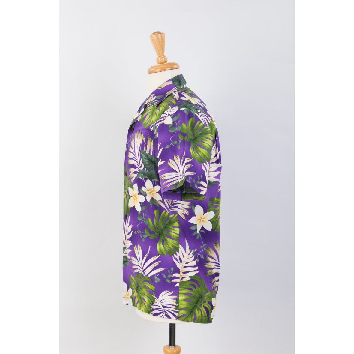Purple Floral Print Aloha Shirt | Muumuu Mall by Muumuu Rainbow